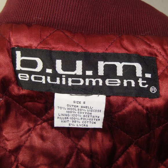 B.U.M. Equipment | Jackets & Coats | Rare Bum Equipment Wool Denim ...